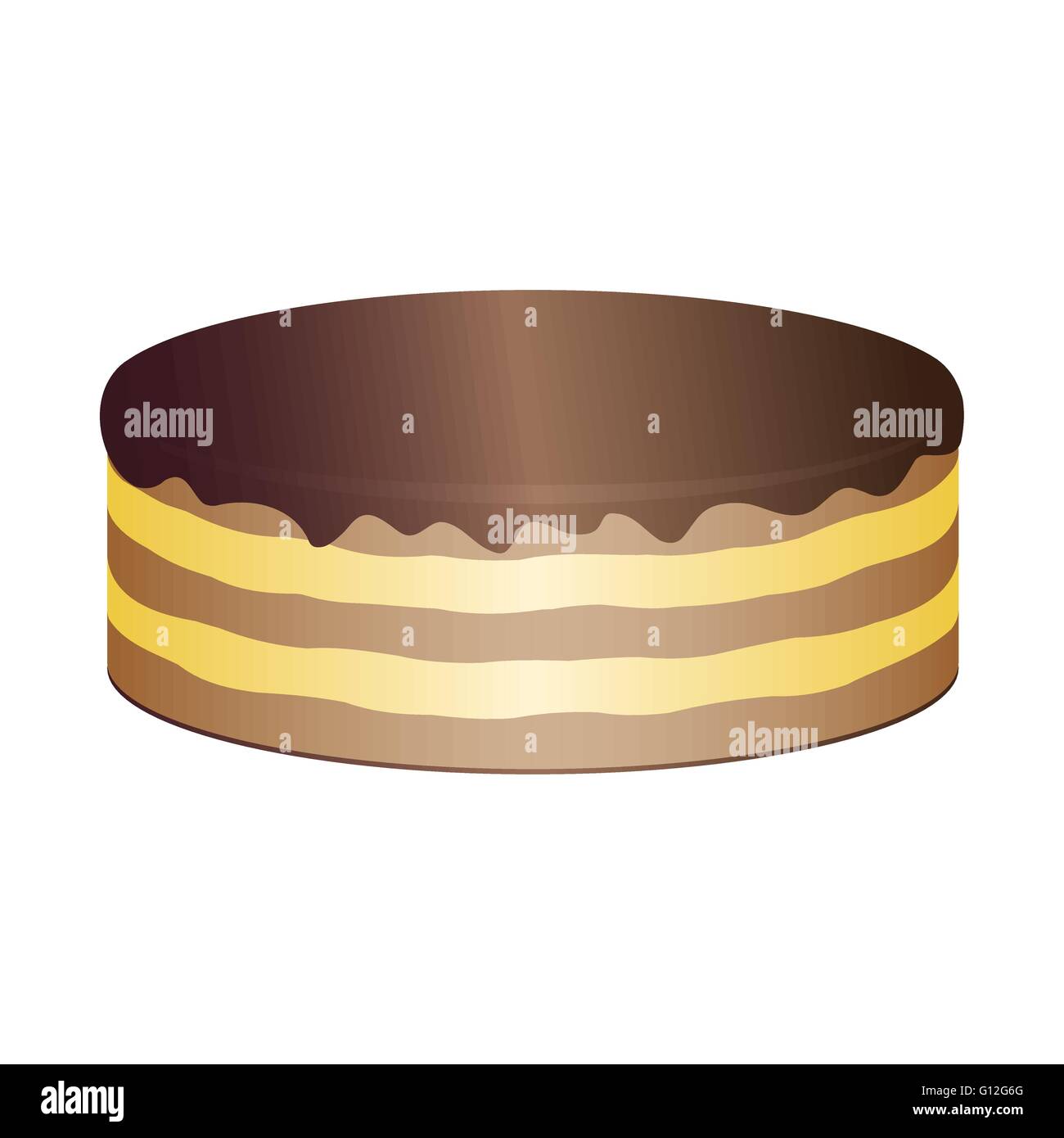 Chocolate biscuit icon outline Stock Vector Images - Alamy