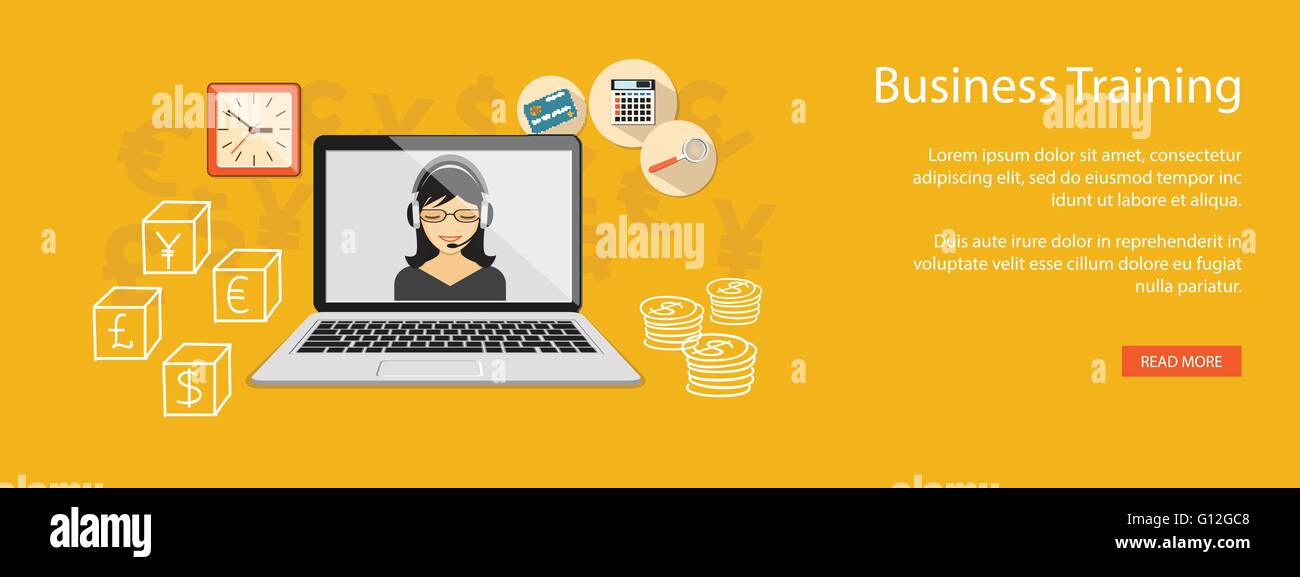 Computer planning research business Stock Vector Images - Alamy