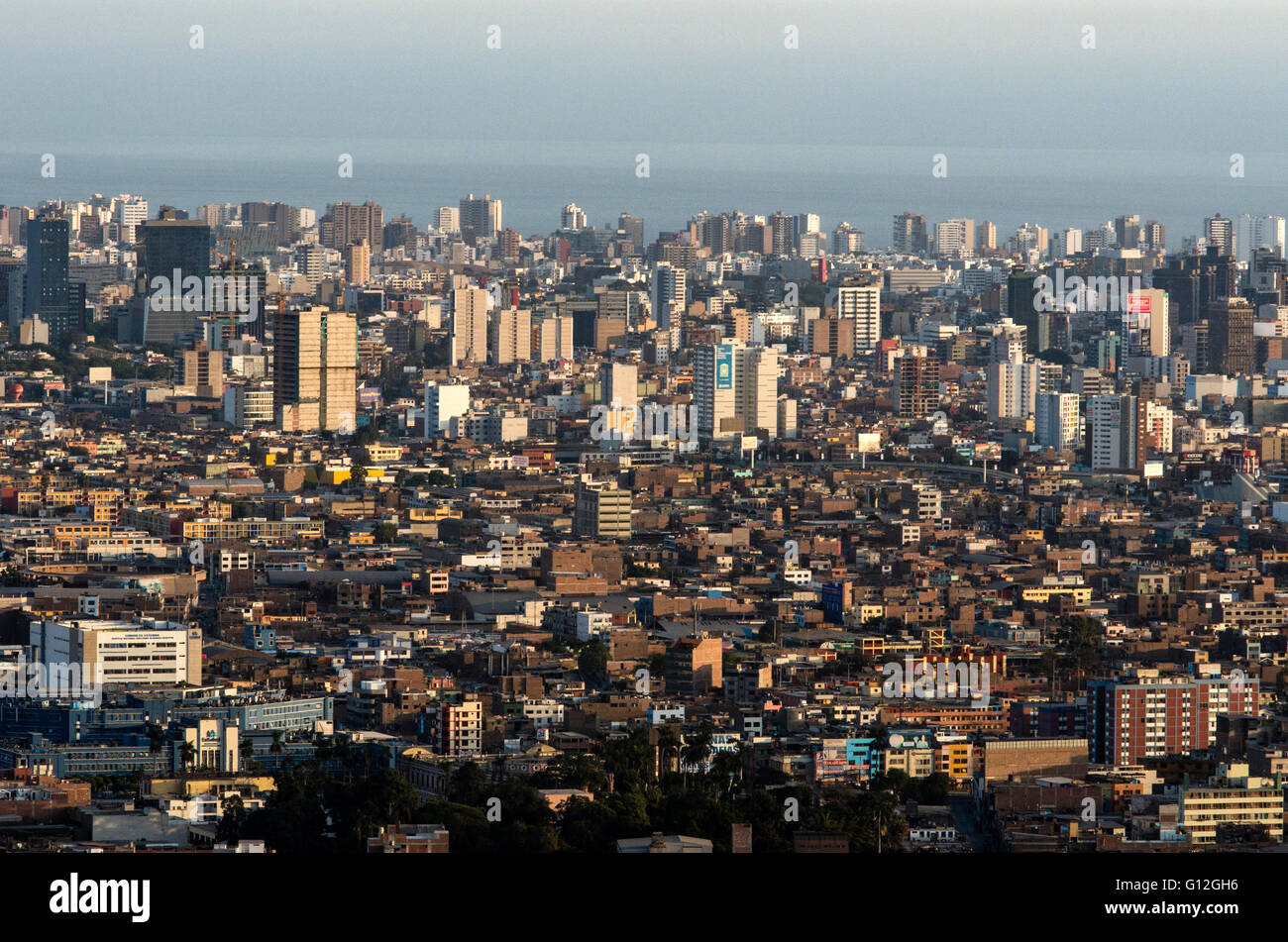 Aerial view of lima hi-res stock photography and images - Alamy