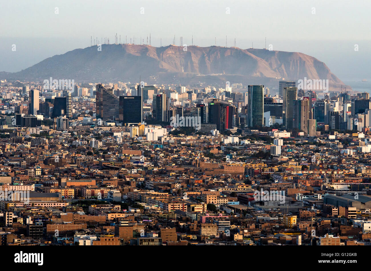 Peru lima aerial hi-res stock photography and images - Alamy