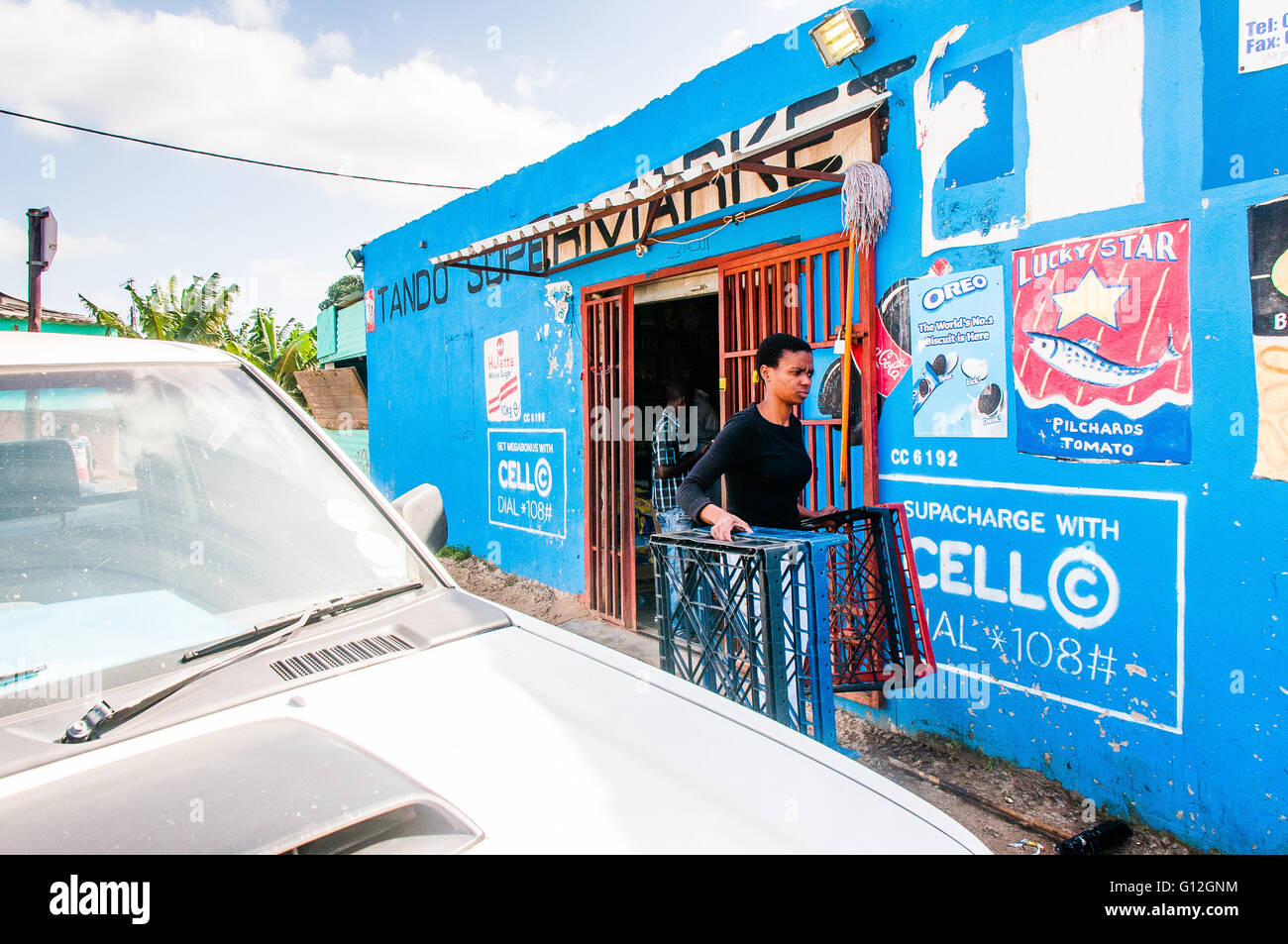 South africa township shop hi-res stock photography and images - Alamy