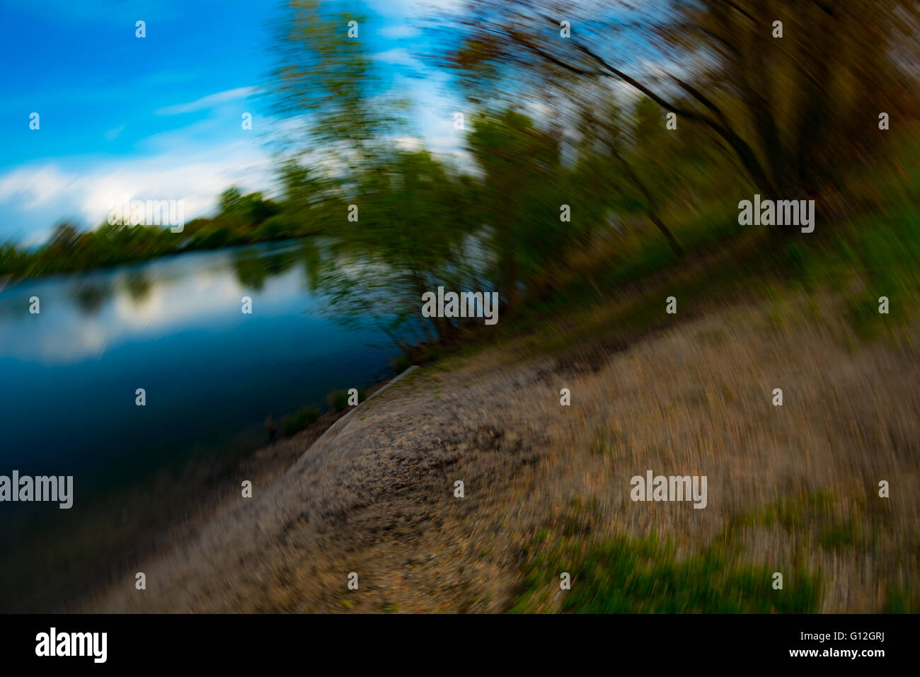Beautiful spring water landscape Stock Photo - Alamy