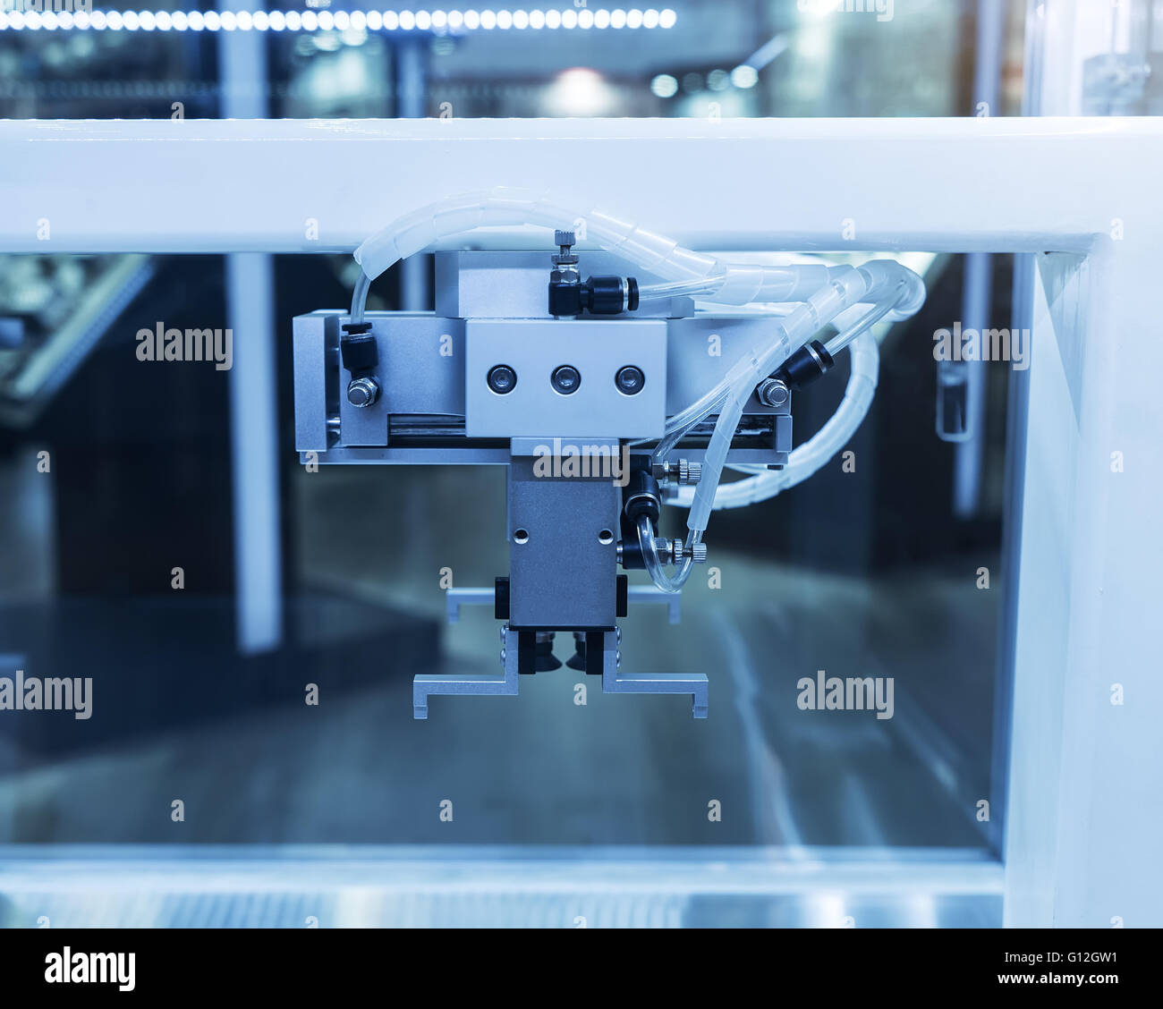robotic hand machine tool at industrial manufacture factory Stock Photo ...