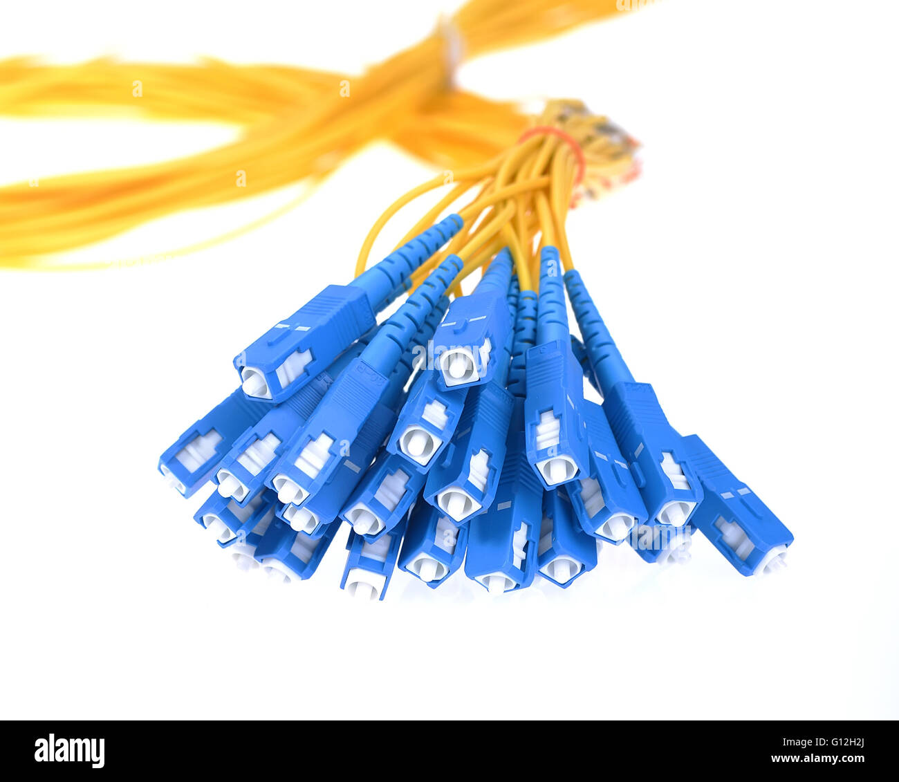 fiber optical network cable Stock Photo - Alamy