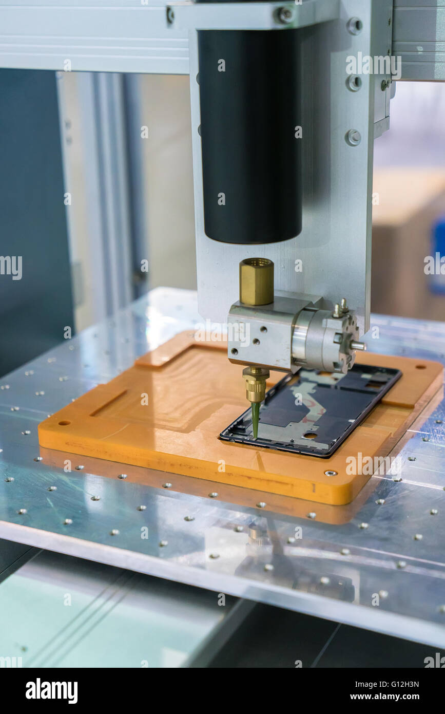 robotic hand machine tool at industrial manufacture factory Stock Photo ...