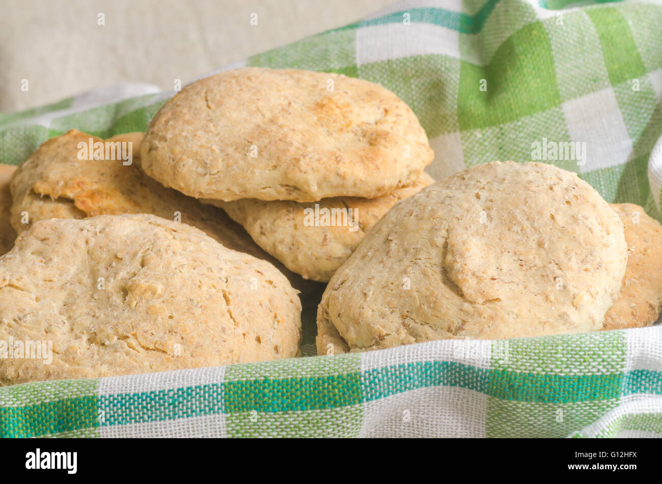 Fresh baked crunchy wholegrain hi-res stock photography and images - Alamy