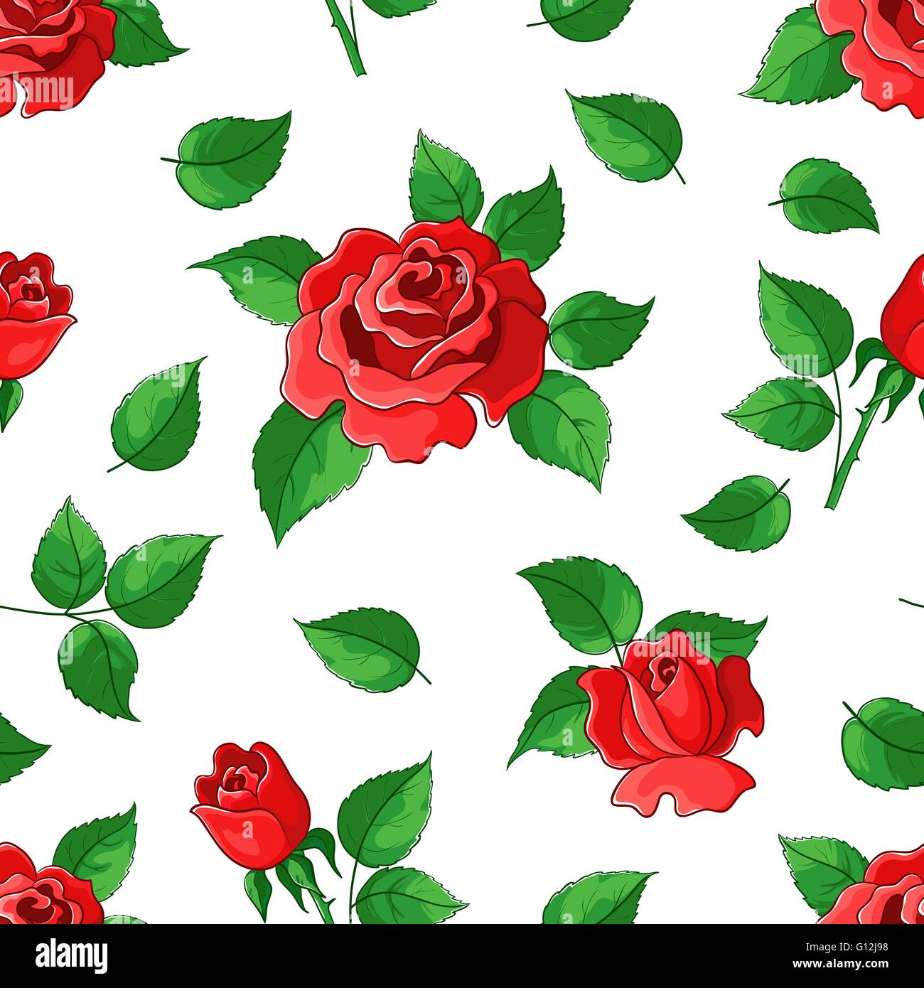 Flower background, roses Stock Vector Image & Art - Alamy
