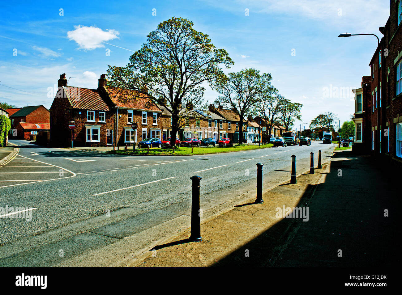 Easingwold High Street Stock Photo - Alamy