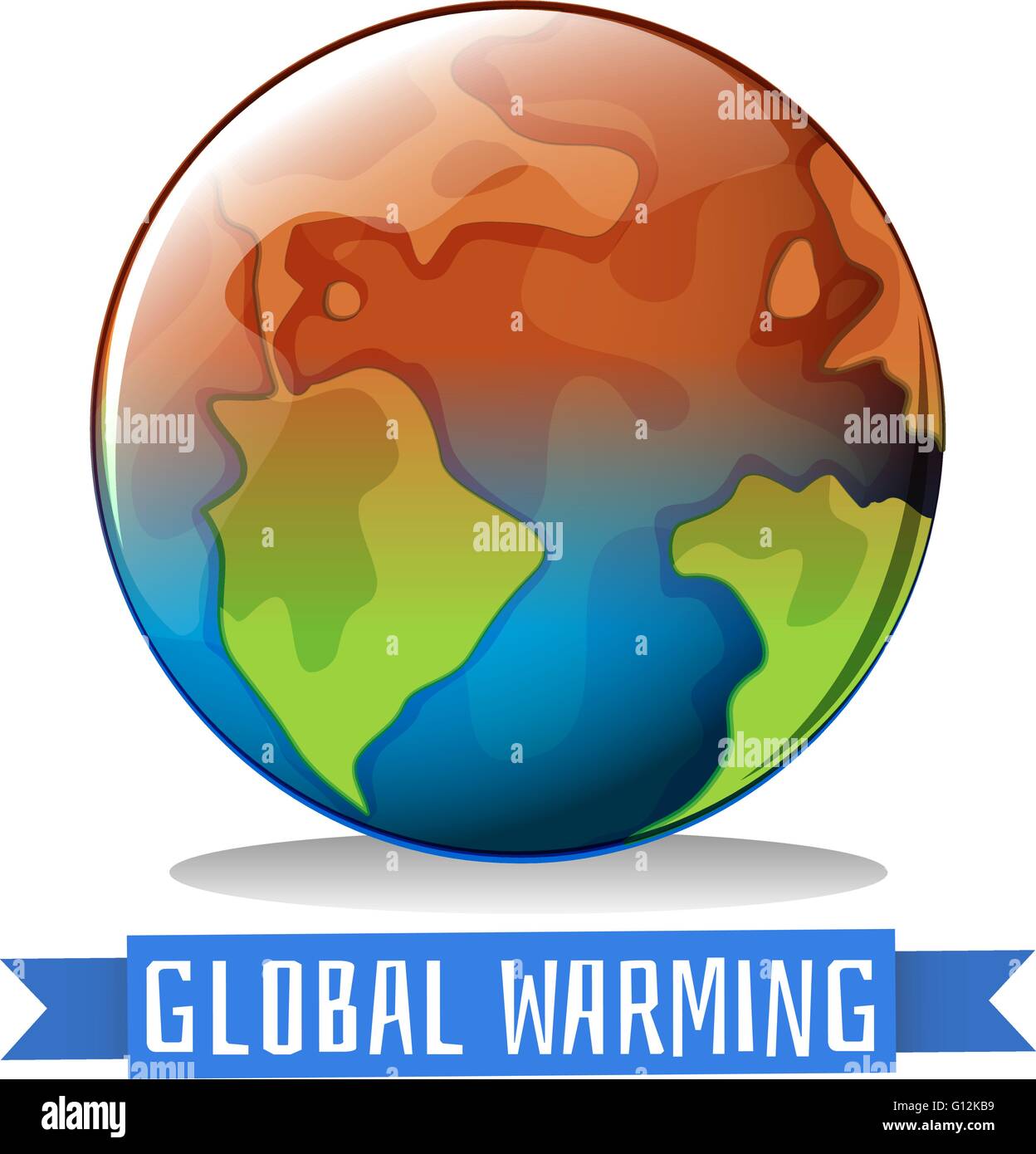 Drawing global warming greenhouse effect hi-res stock photography and ...