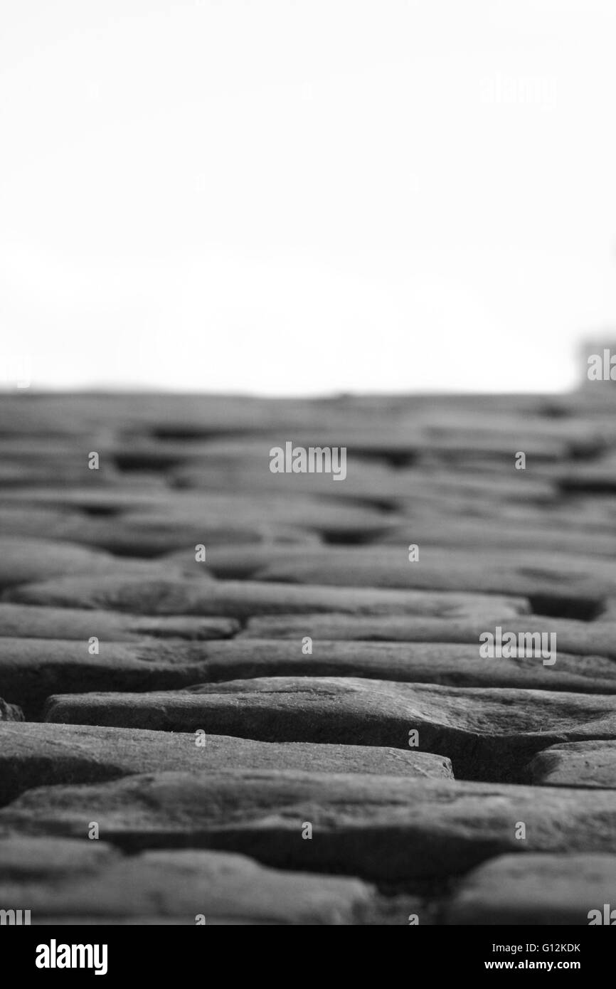 Patterns on the street Black and White Stock Photos & Images - Alamy