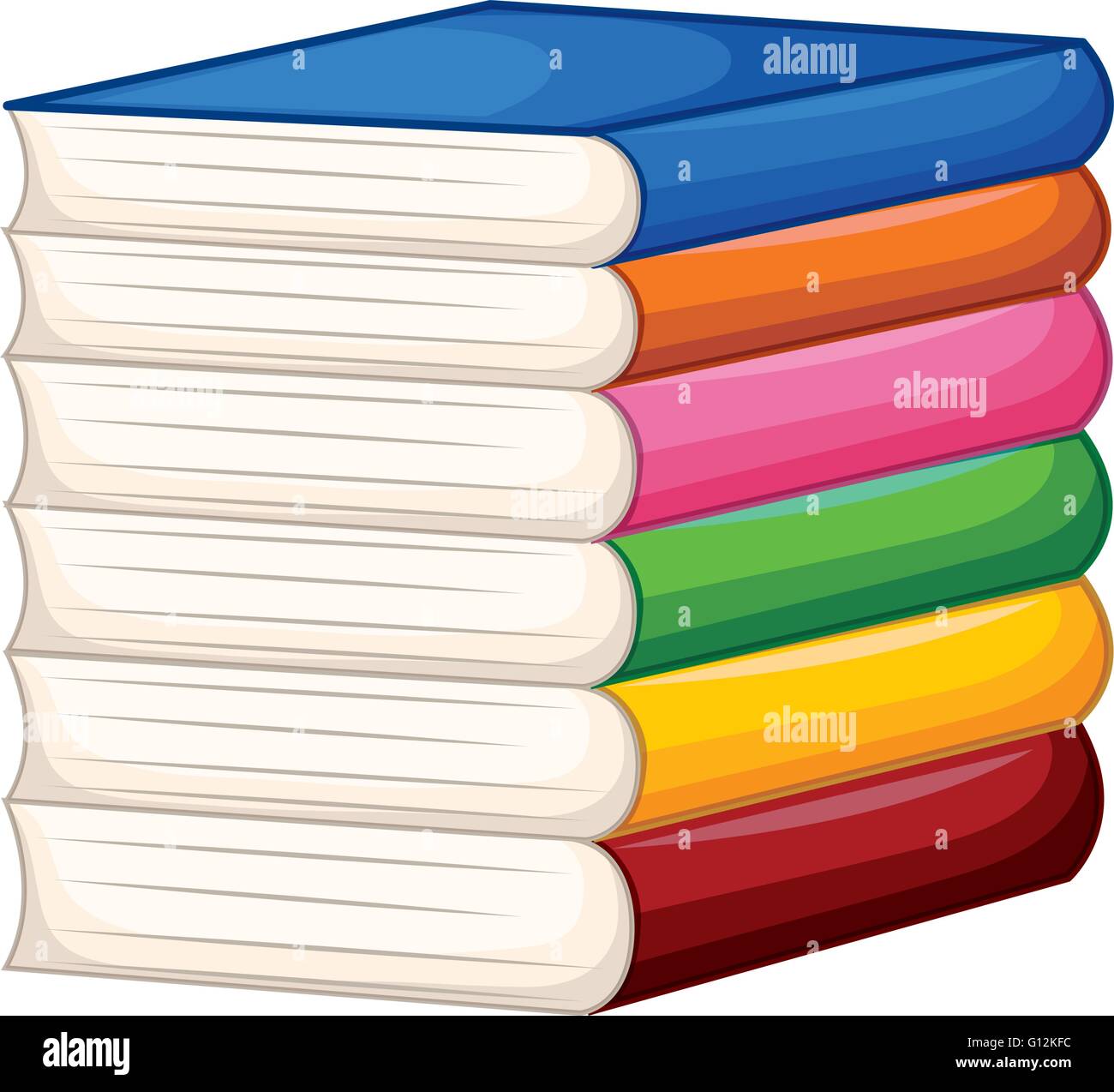Stack of books clipart hi-res stock photography and images - Alamy