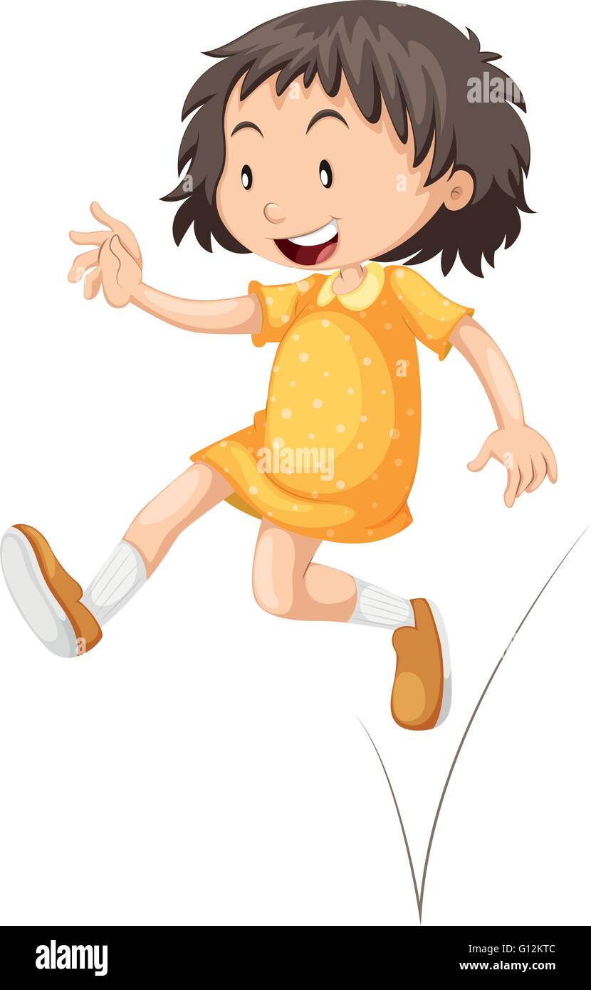 Hop On One Foot Clipart