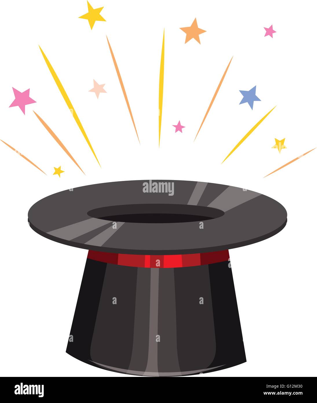 Close up magic hat illustration Stock Vector Image & Art - Alamy