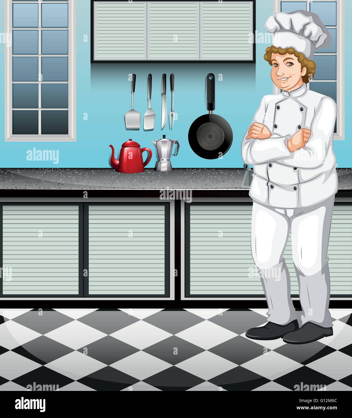 Kitchen Cabinet Cartoon Stock Photos & Kitchen Cabinet Cartoon Stock ...