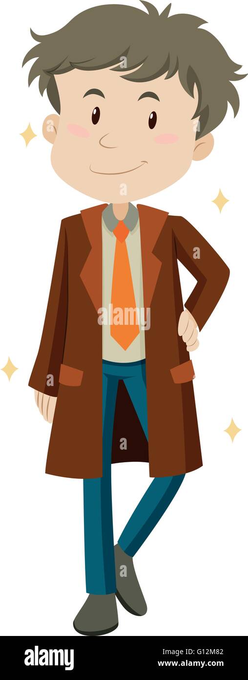 One young man wearing Stock Vector Images - Alamy