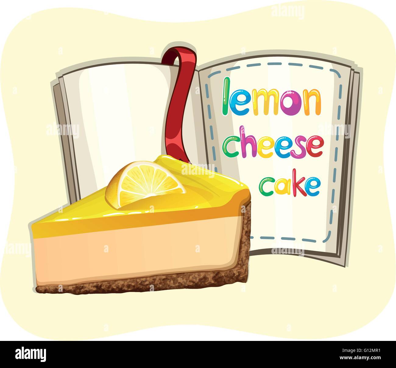 Cartoon cheesecake Cut Out Stock Images & Pictures - Alamy