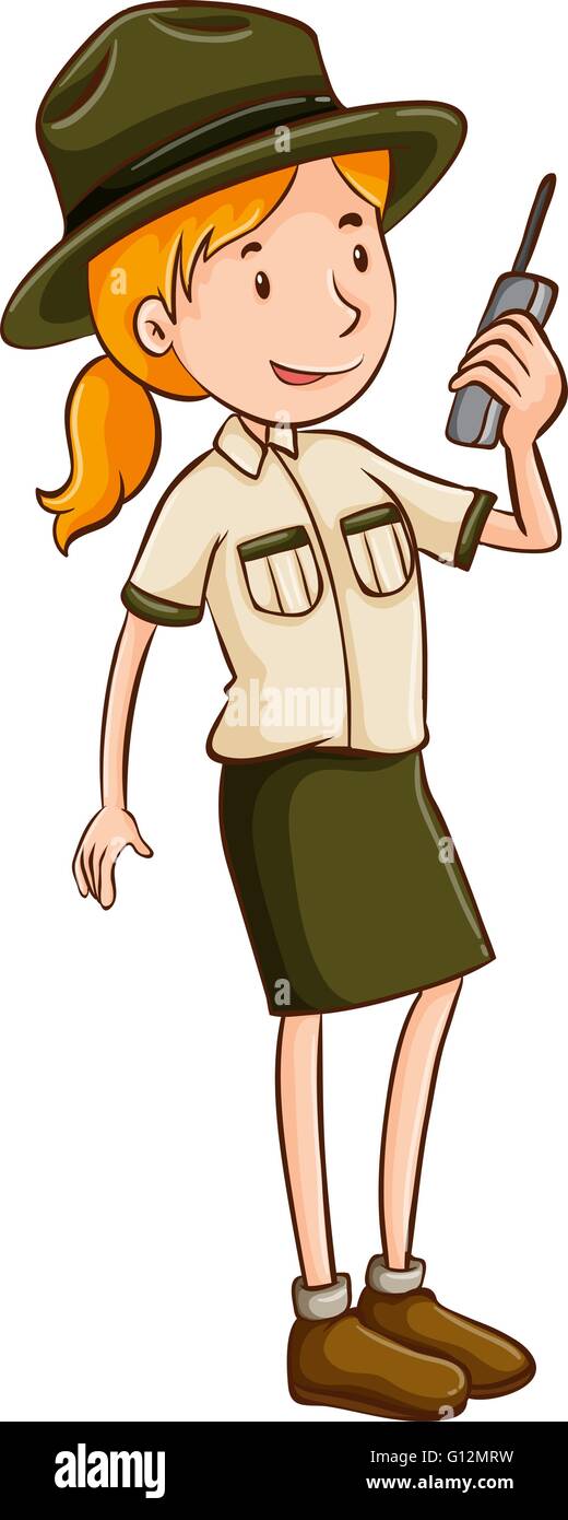 Female Ranger Stock Vector Images - Alamy