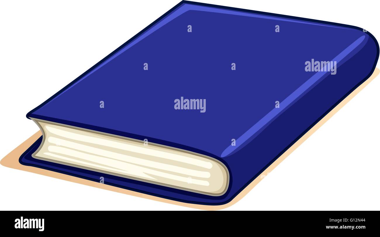 Picture blue book cartoon Stock Vector Images - Alamy