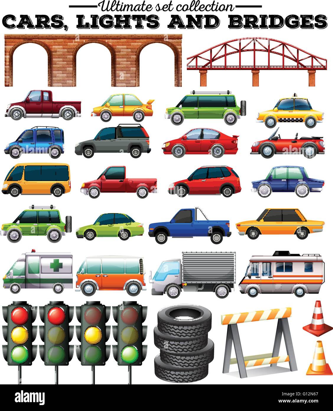 Pick up objects Stock Vector Images - Alamy