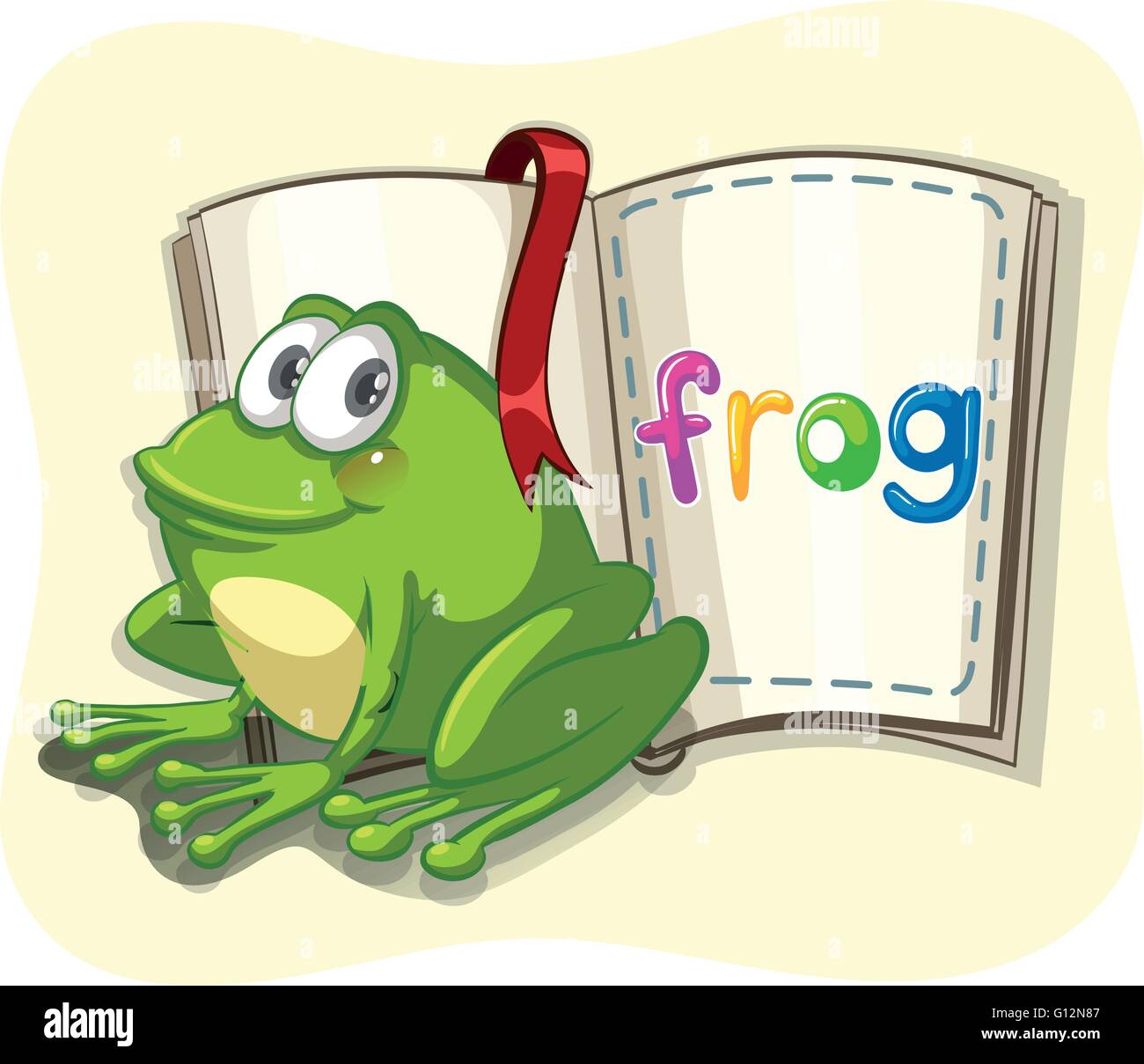 Little toad Stock Vector Images - Alamy