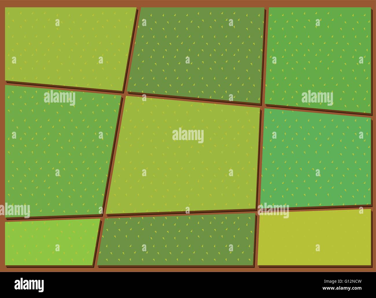 Pattern of crop from top view illustration Stock Vector Image & Art - Alamy