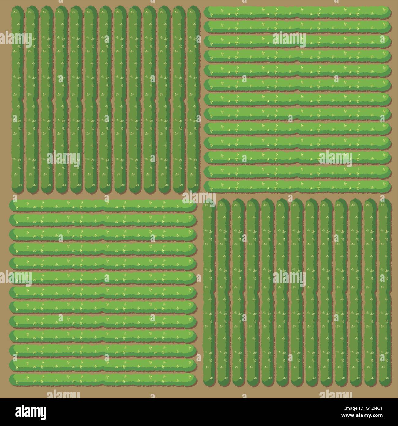 Field crop pattern Stock Vector Images - Alamy