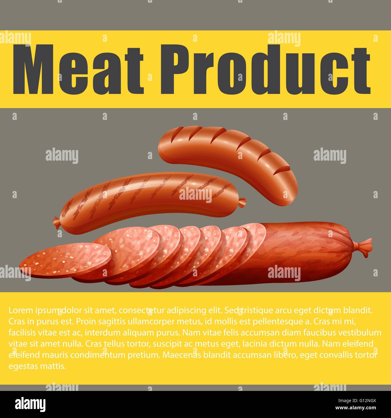 Cuts of meat poster hi-res stock photography and images - Alamy