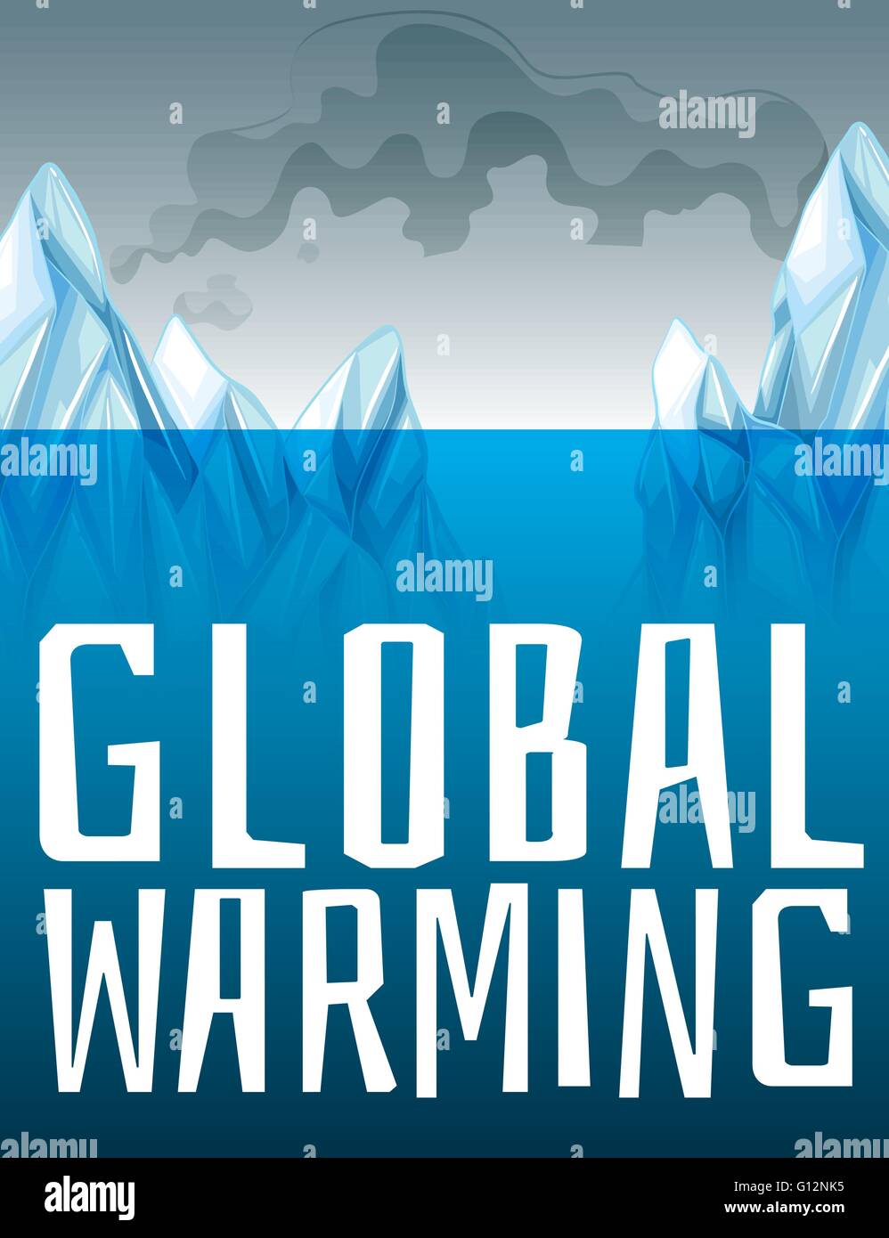 Drawing global warming greenhouse effect hi-res stock photography and ...