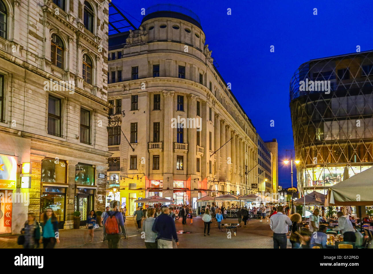 Vaci shopping district hi-res stock photography and images - Alamy