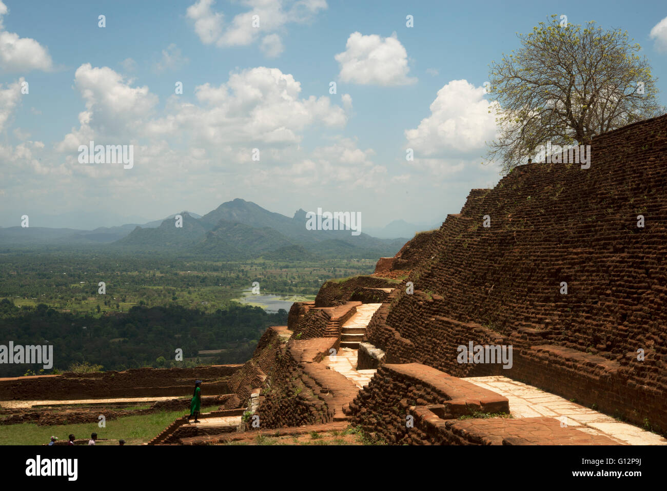 View from the Sigiriya rock fortress, Sri Lanka Stock Photo - Alamy