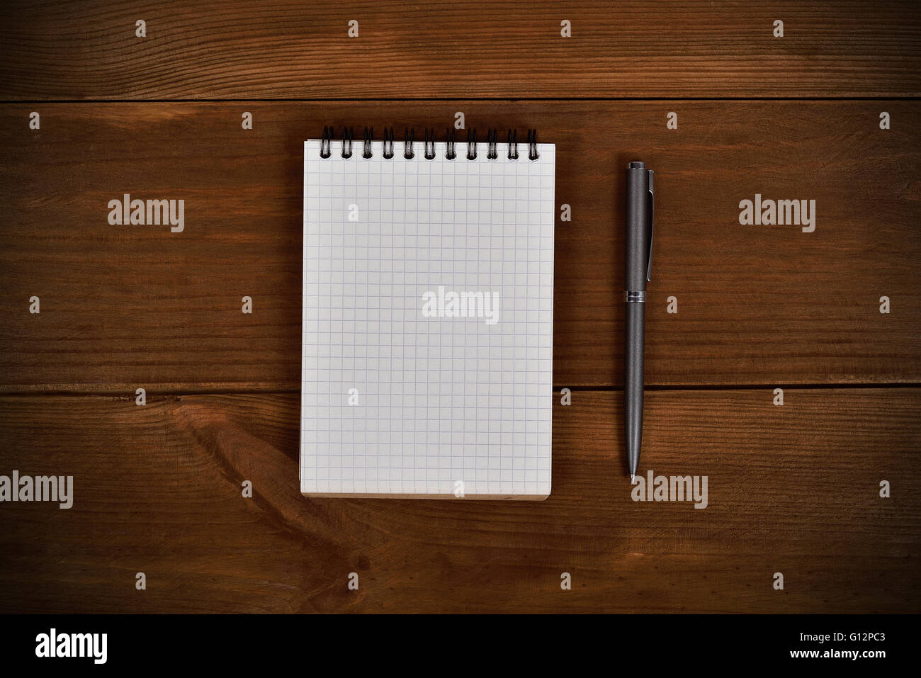 Blank notebook pen hi-res stock photography and images - Alamy