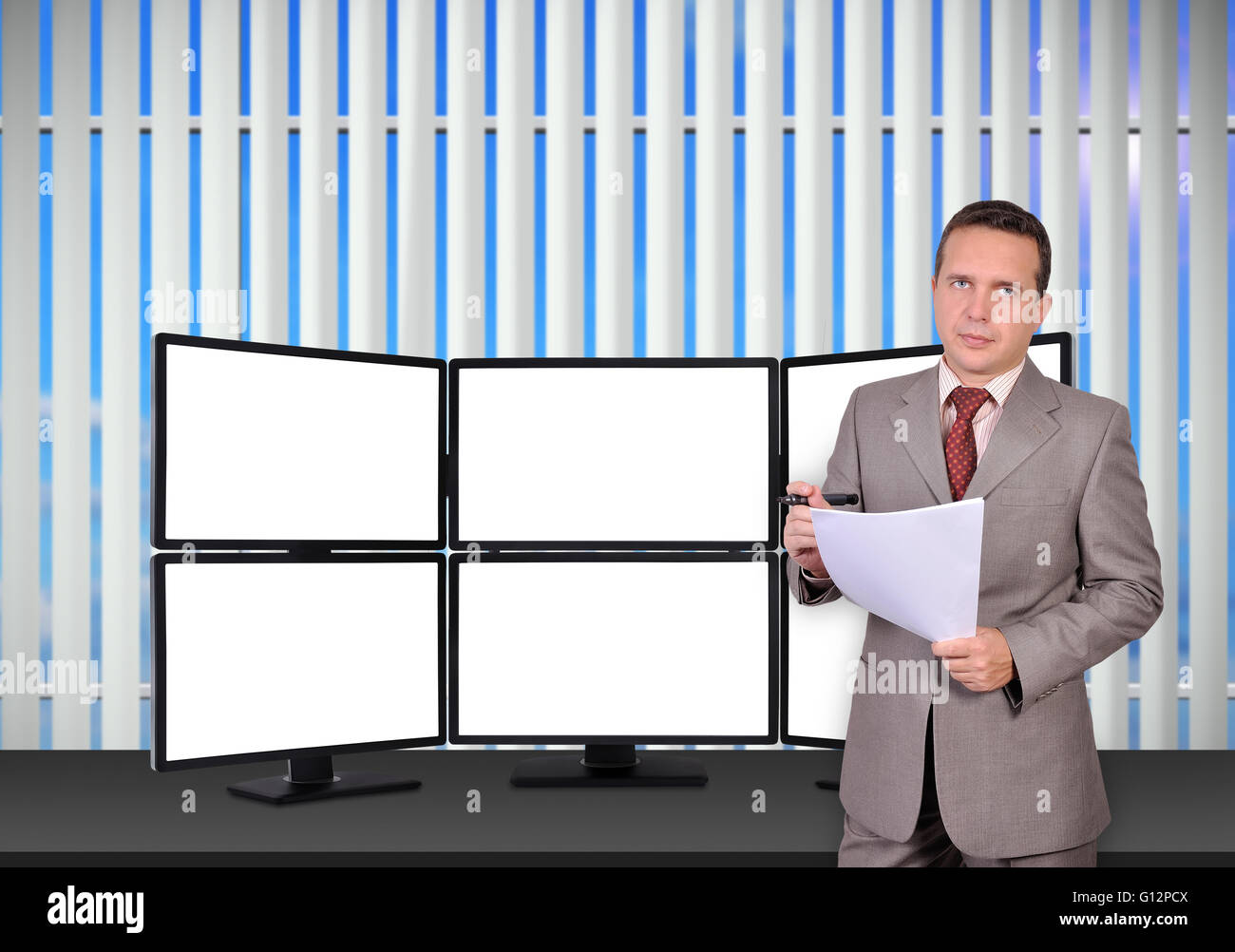 Blank screens hi-res stock photography and images - Alamy