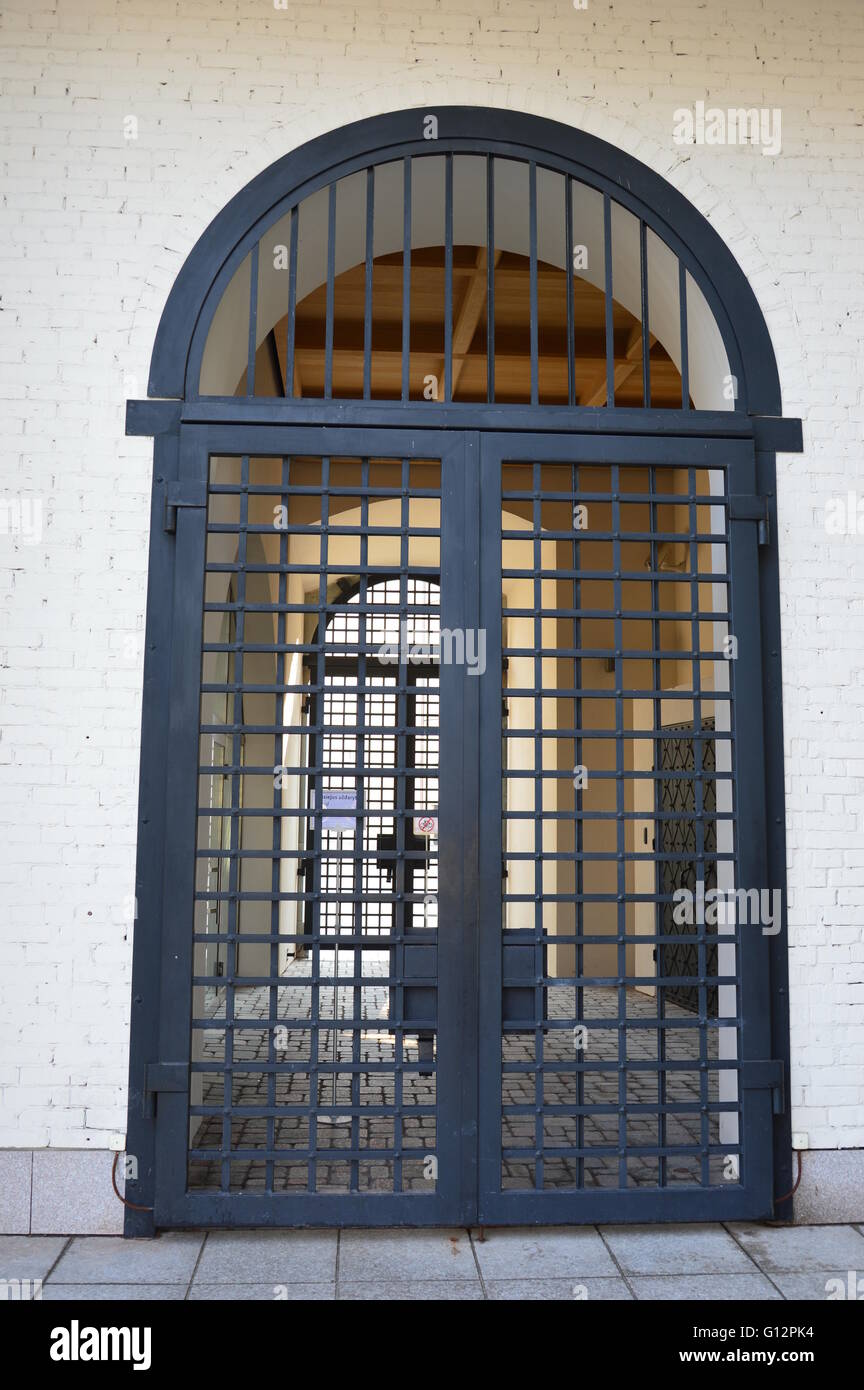 Great gates and entrance to museum Stock Photo - Alamy