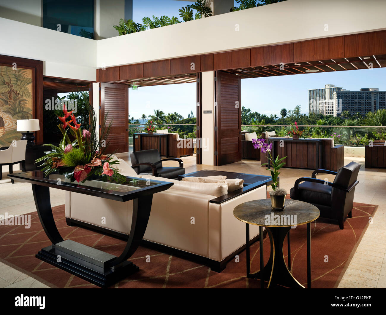 Trump International Hotel and Tower Waikiki, views of hotel public ...