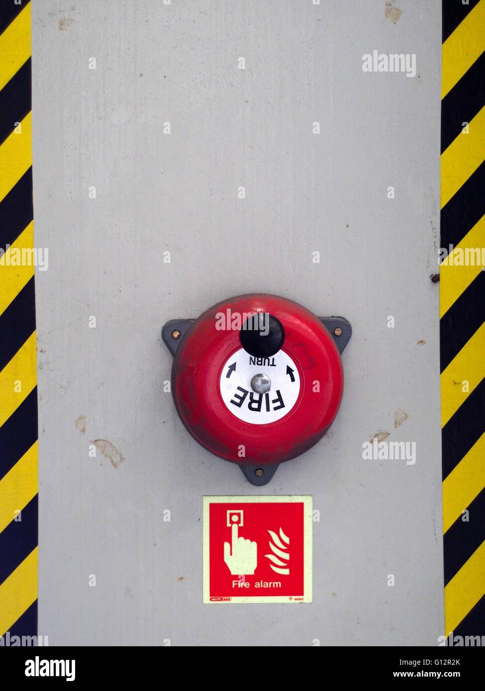 Fire sensor sign hi-res stock photography and images - Alamy