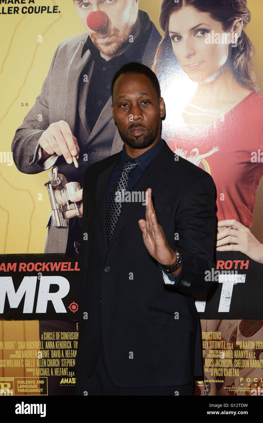 New York Premiere of 'Mr. Right' - Red Carpet Arrivals Featuring: RZA ...