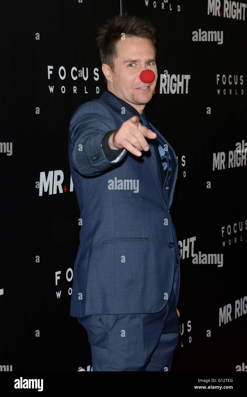 New York Premiere of 'Mr. Right' - Red Carpet Arrivals Featuring: Sam ...