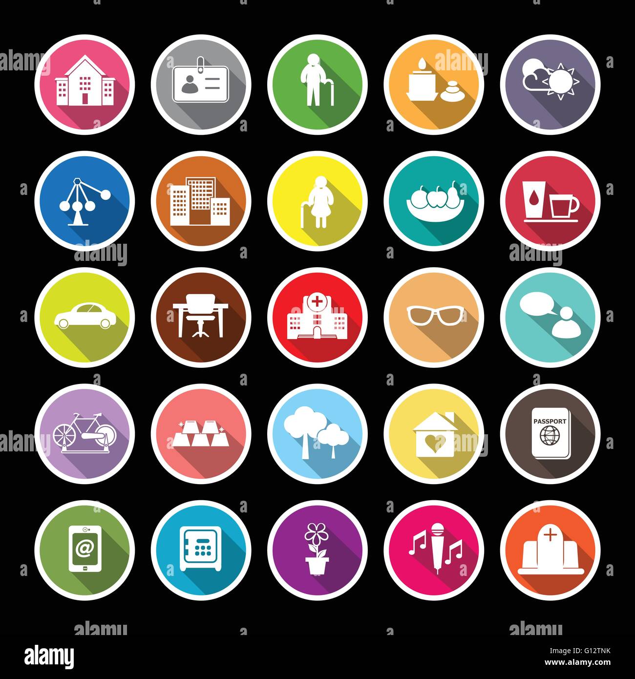 Retirement symbol Stock Vector Images - Alamy