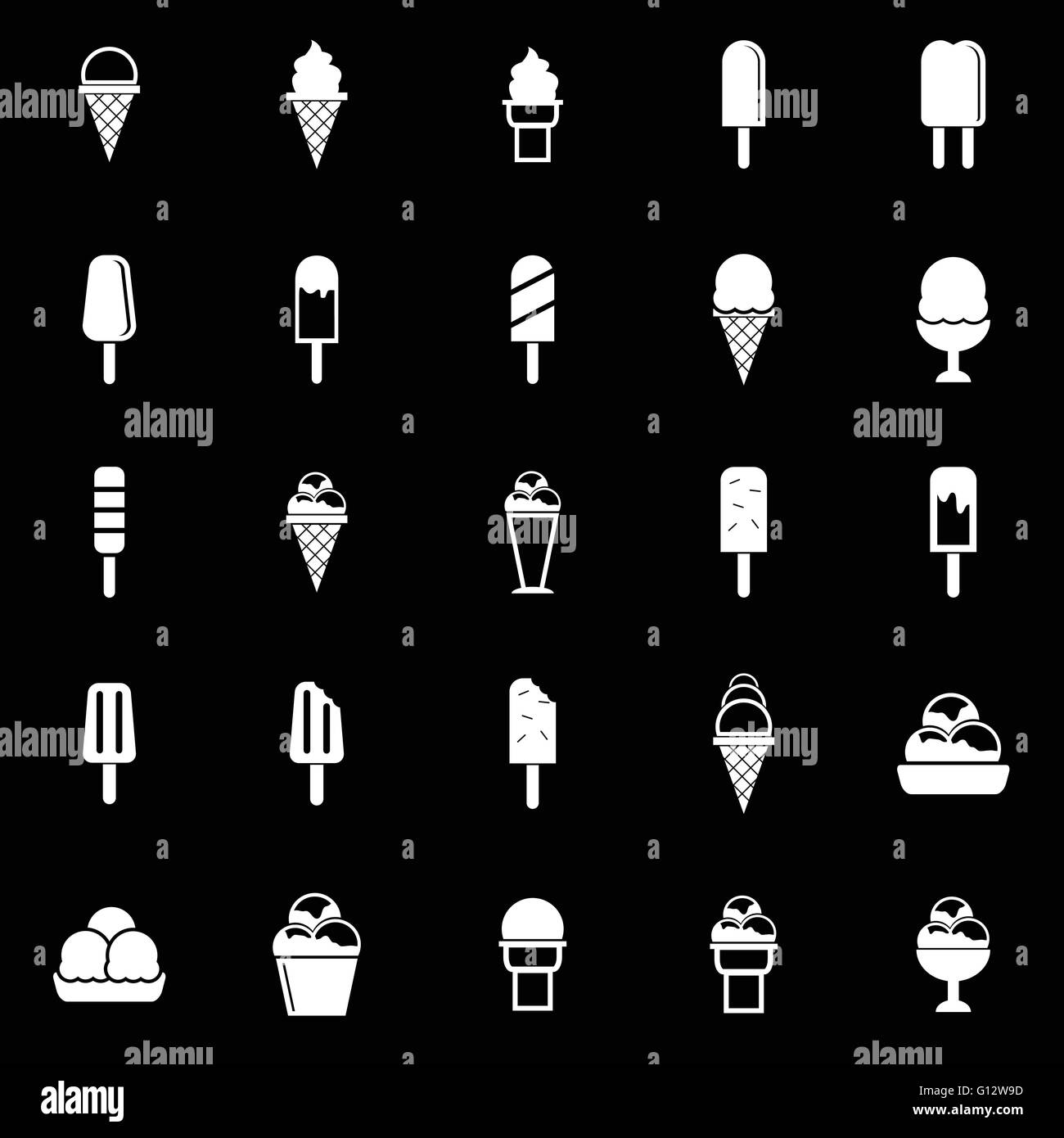 Cream on cube Stock Vector Images - Alamy