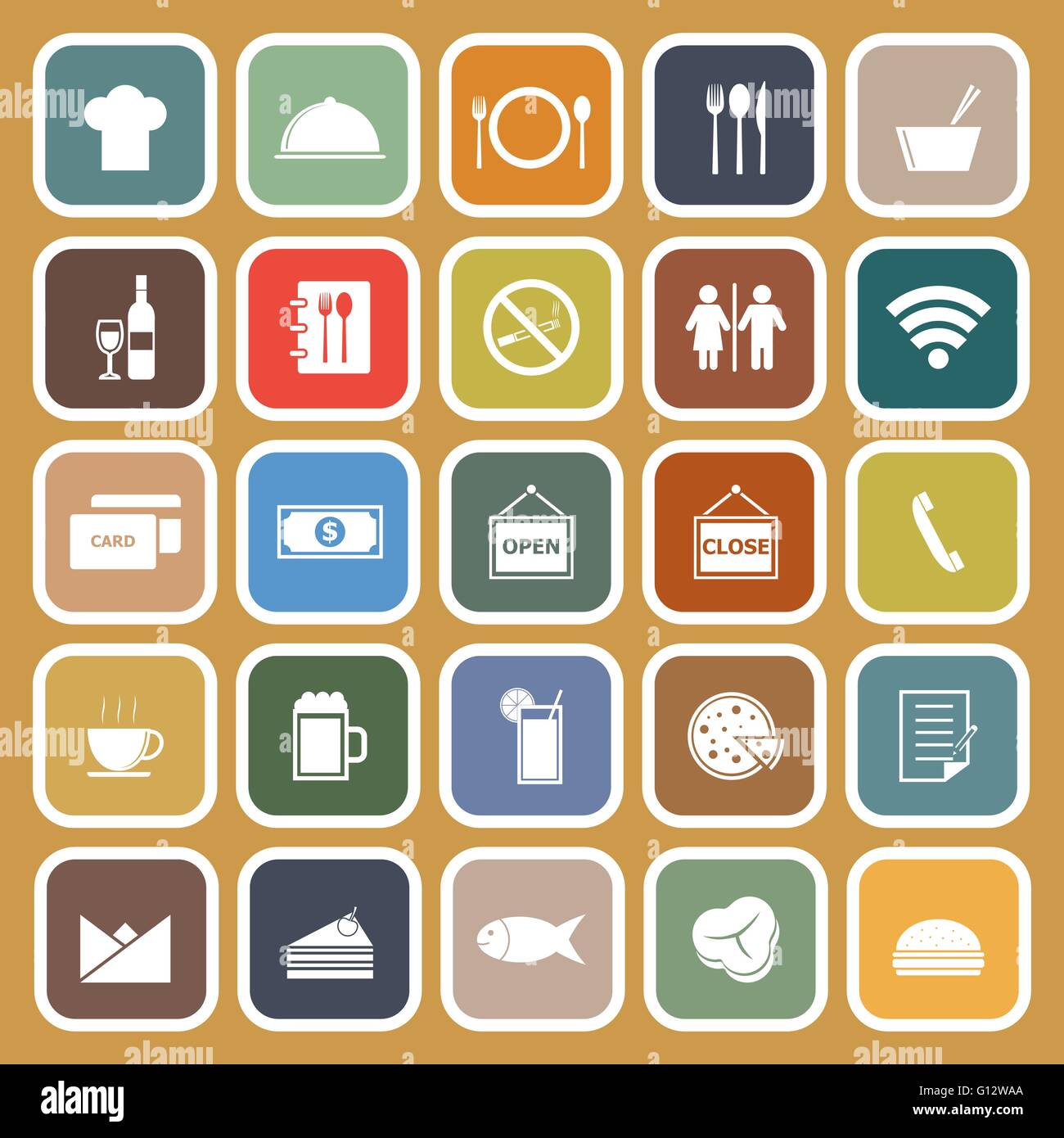 Glass plate on brown Stock Vector Images - Alamy