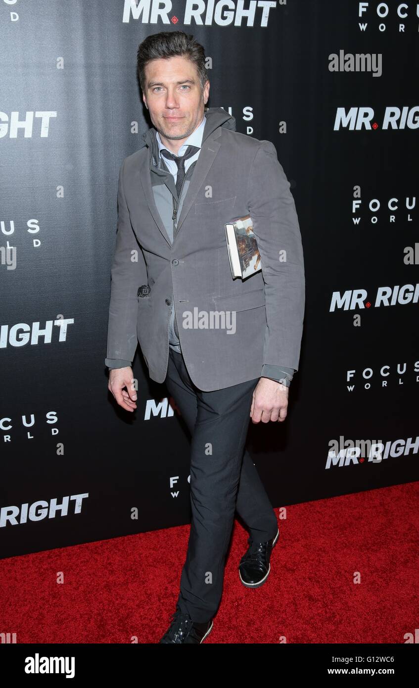 New York Premiere of 'Mr. Right' - Red Carpet Arrivals Featuring: Anson ...