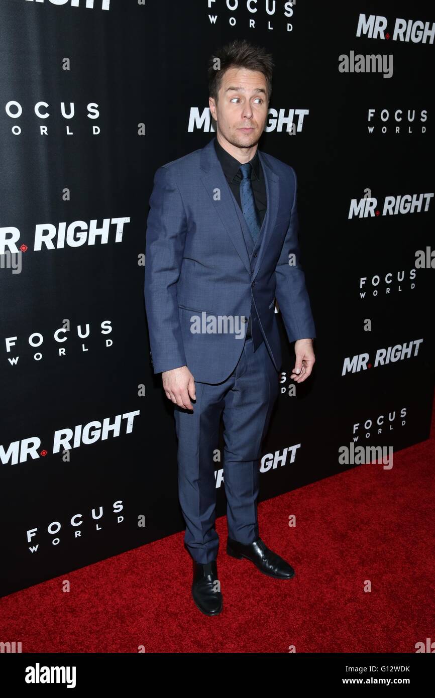 New York Premiere of 'Mr. Right' - Red Carpet Arrivals Featuring: Sam ...