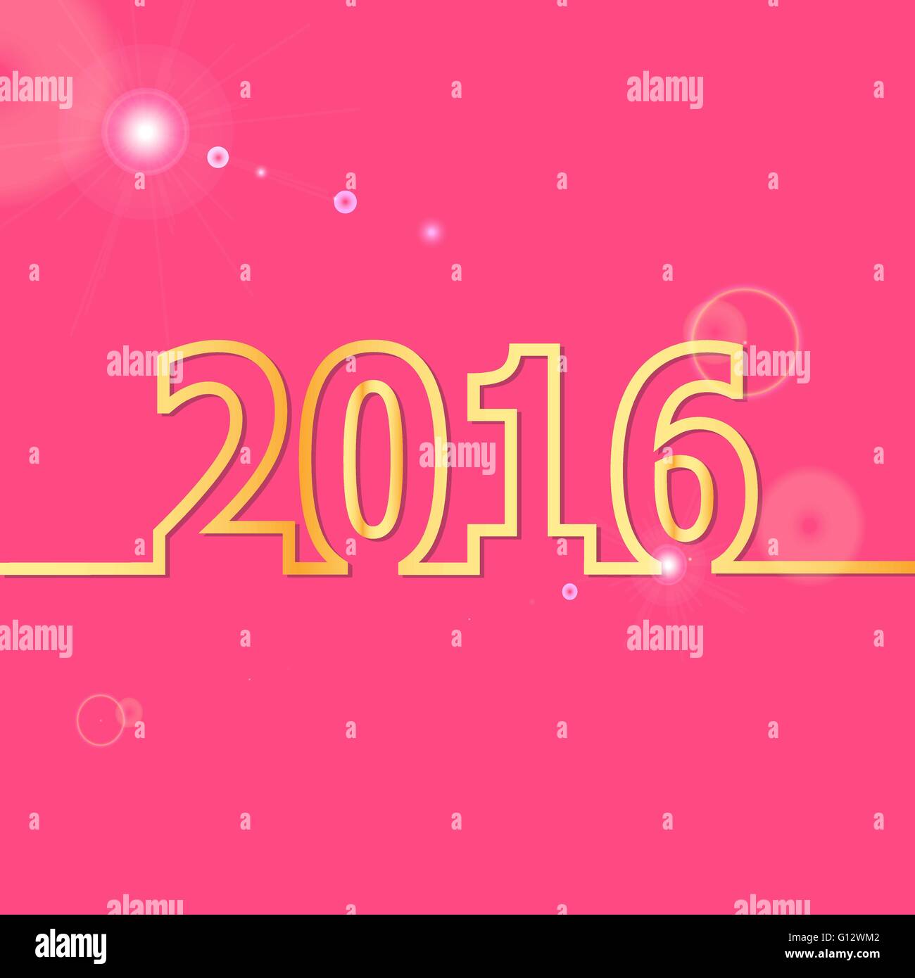 2016 happy new year hi-res stock photography and images - Alamy