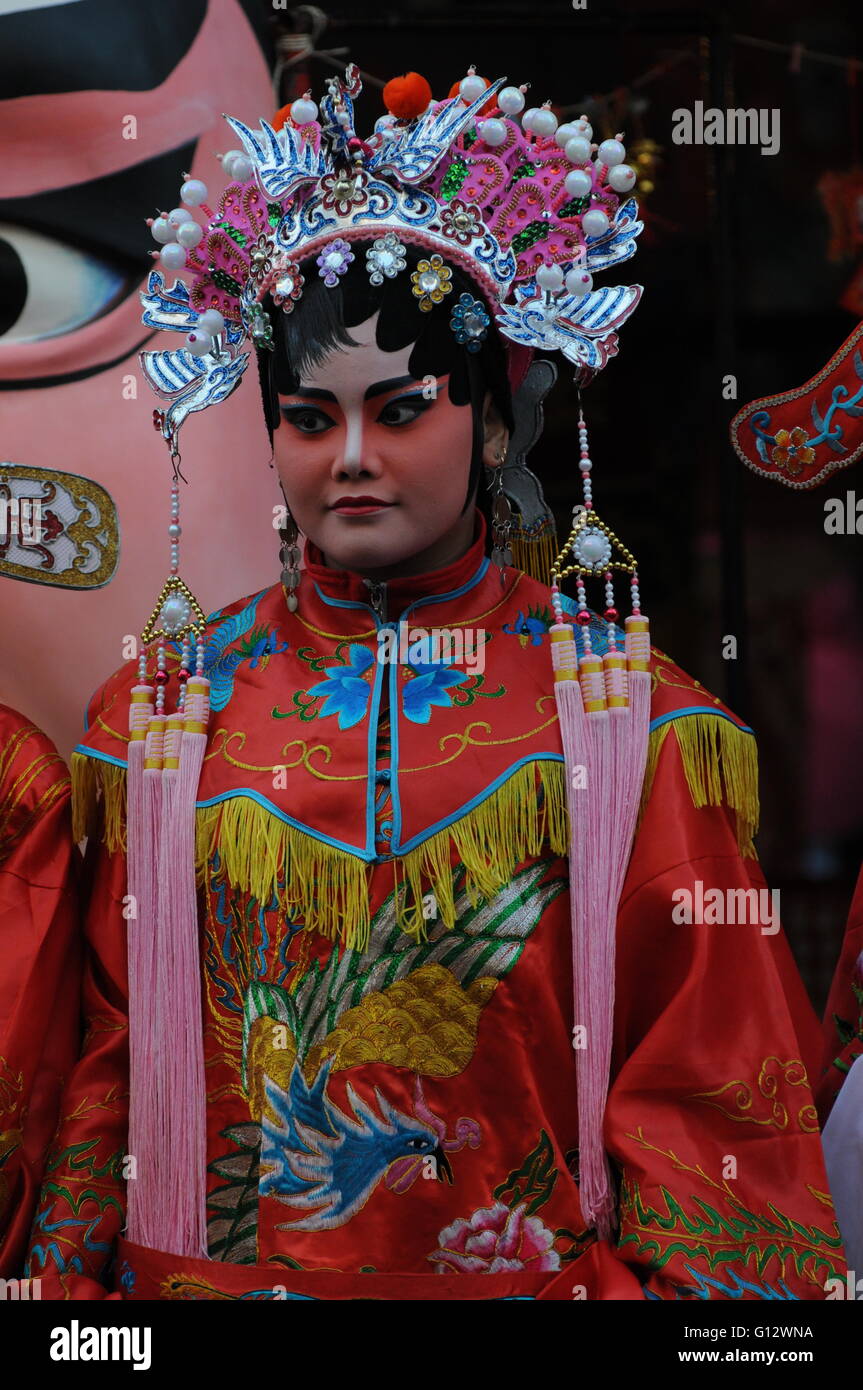 traditional Chinese opera performer, Chinese new year festival ...