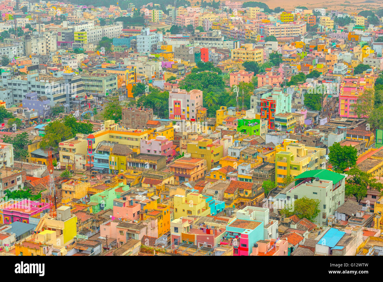 Skyline indian urban city hi-res stock photography and images - Alamy