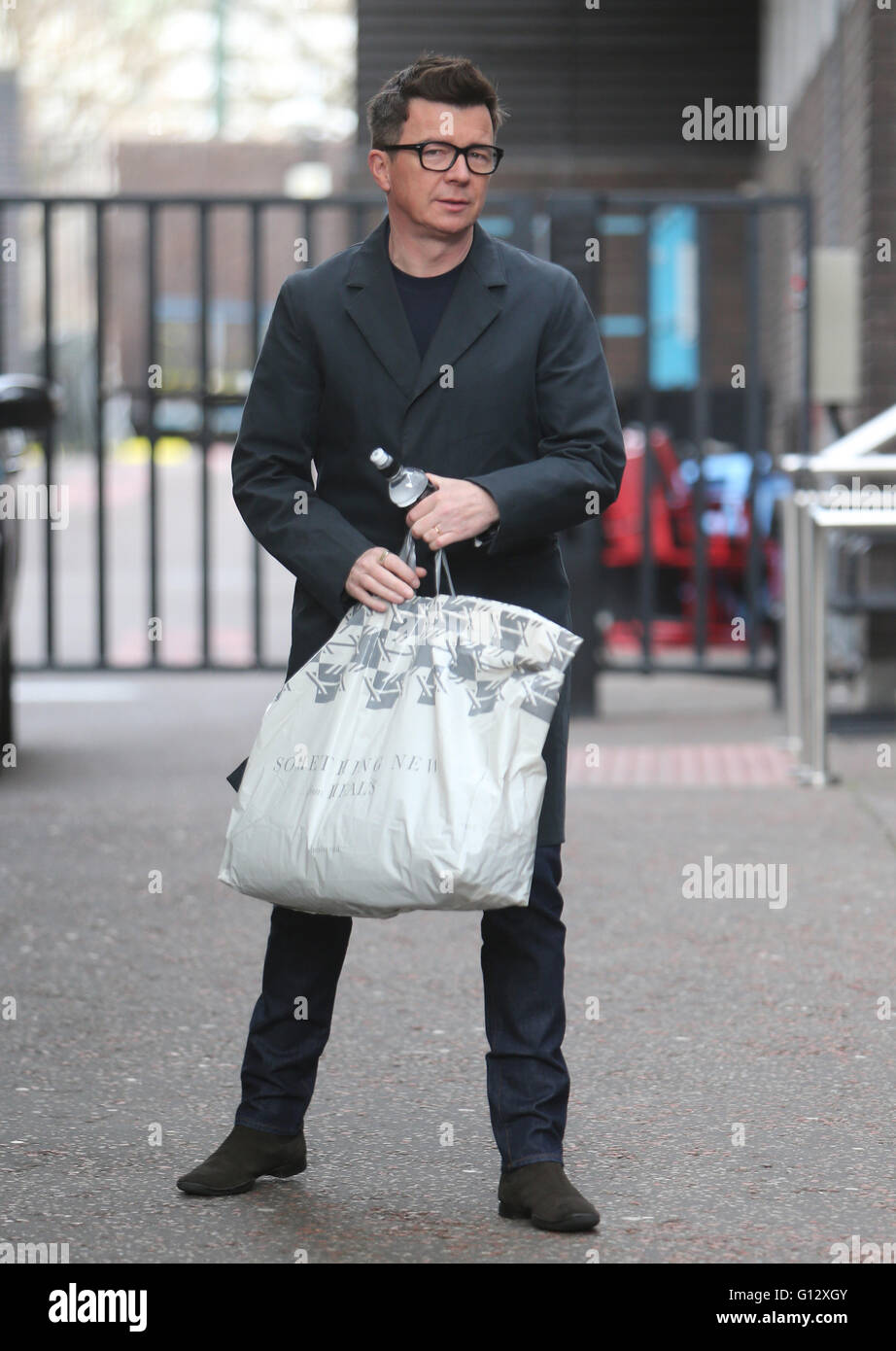 Rick Astley outside ITV Studios Featuring: Rick Astley Where: London ...