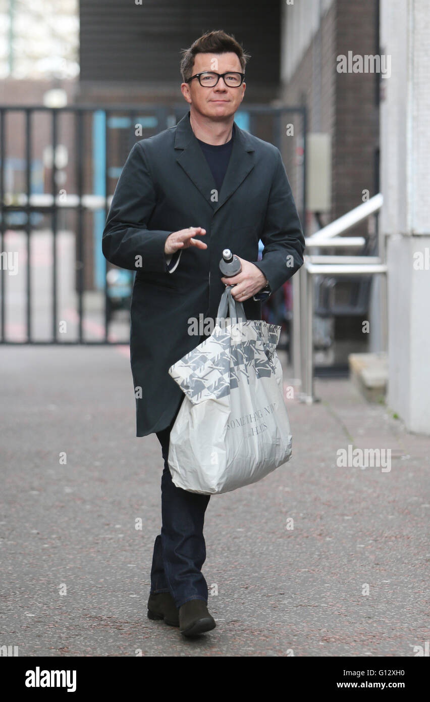 Rick Astley outside ITV Studios Featuring: Rick Astley Where: London ...