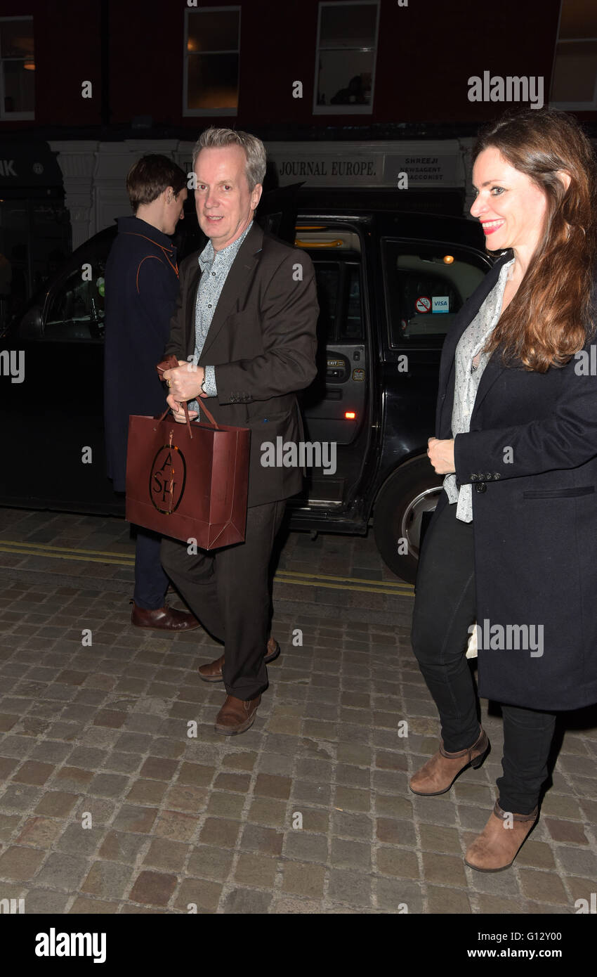 Celebrities outside the Chiltern Firehouse Featuring: Frank Skinner ...