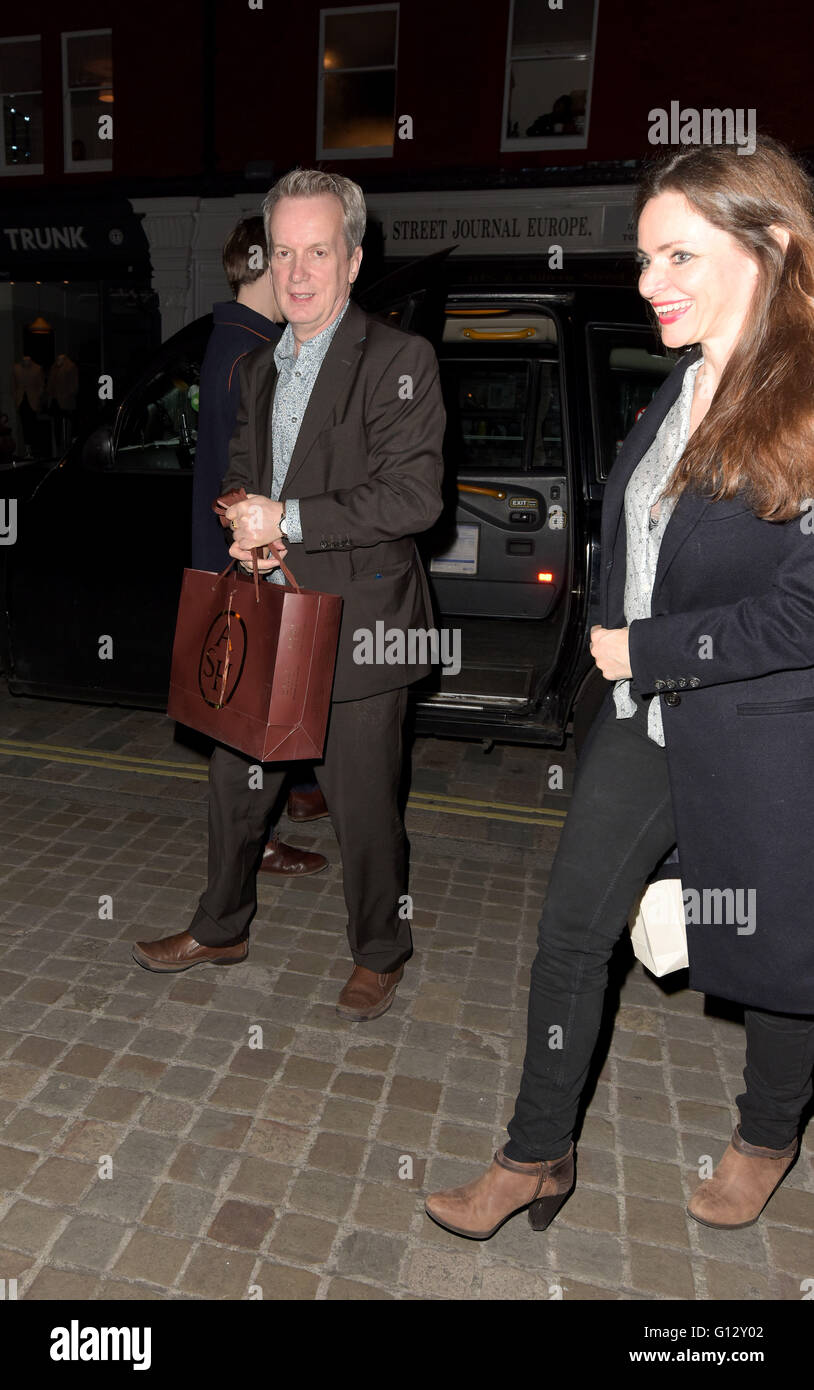 Celebrities outside the Chiltern Firehouse Featuring: Frank Skinner ...