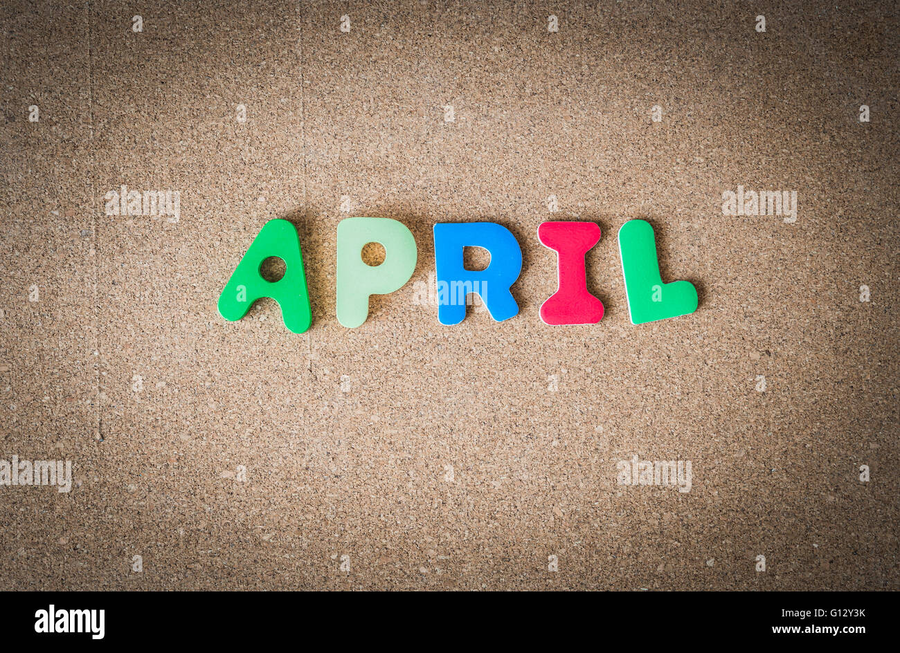 Word april hi-res stock photography and images - Alamy